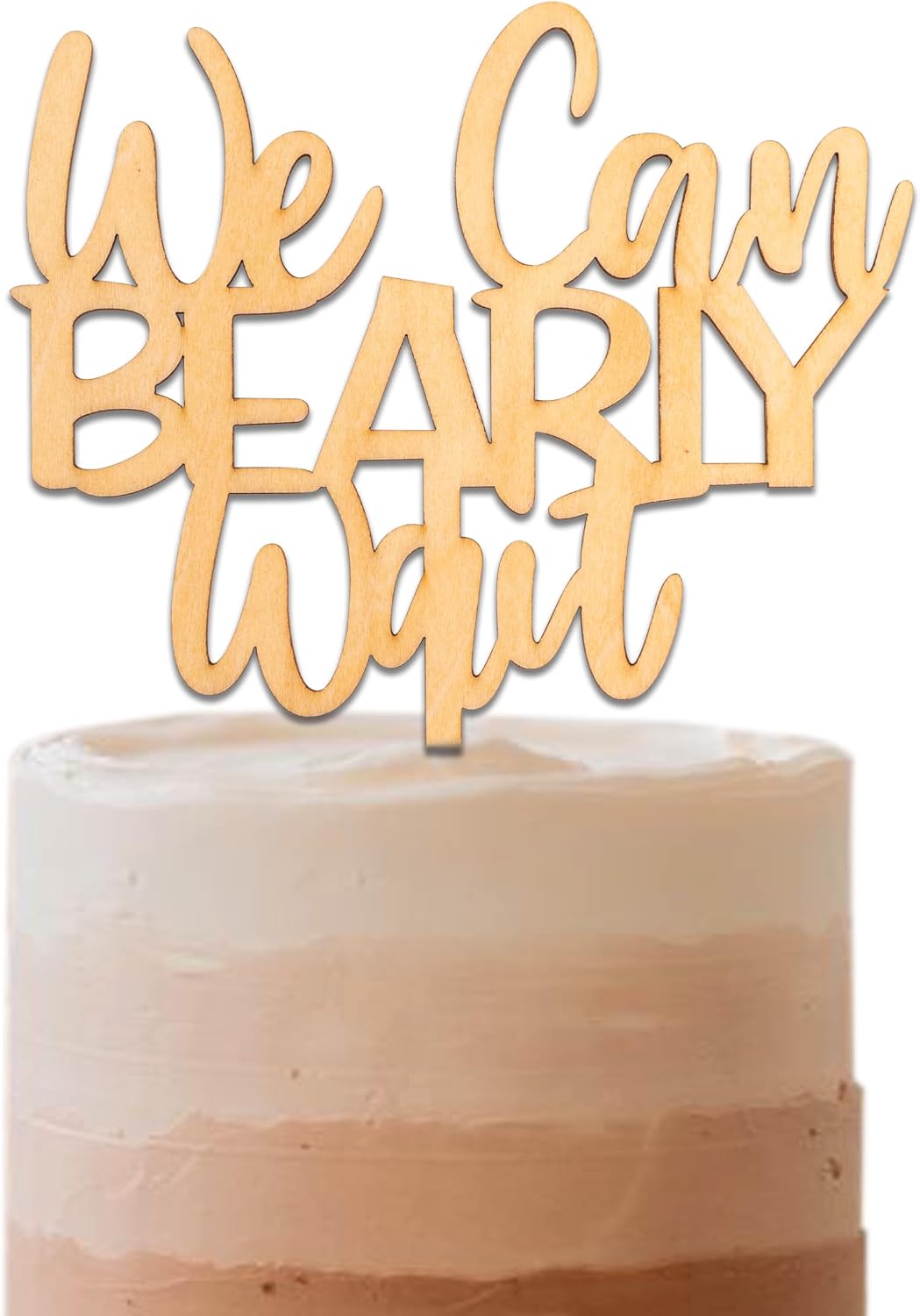 Amazon.com: Vgaruint We can Bearly Wait Cake Topper - Teddy Bear Baby ...