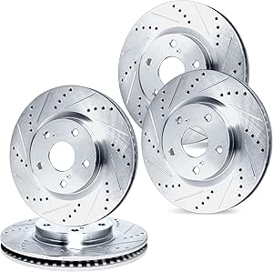 Amazon.com: R1 Concepts Front Rear Brake Rotor Kit |Brake Rotors| Brake ...