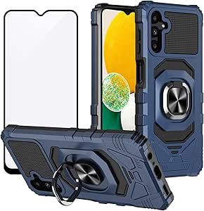 Amazon.com: Ailiber Samsung Galaxy A15 5G Phone Case, Heavy Duty Protective Cover with Ring ...