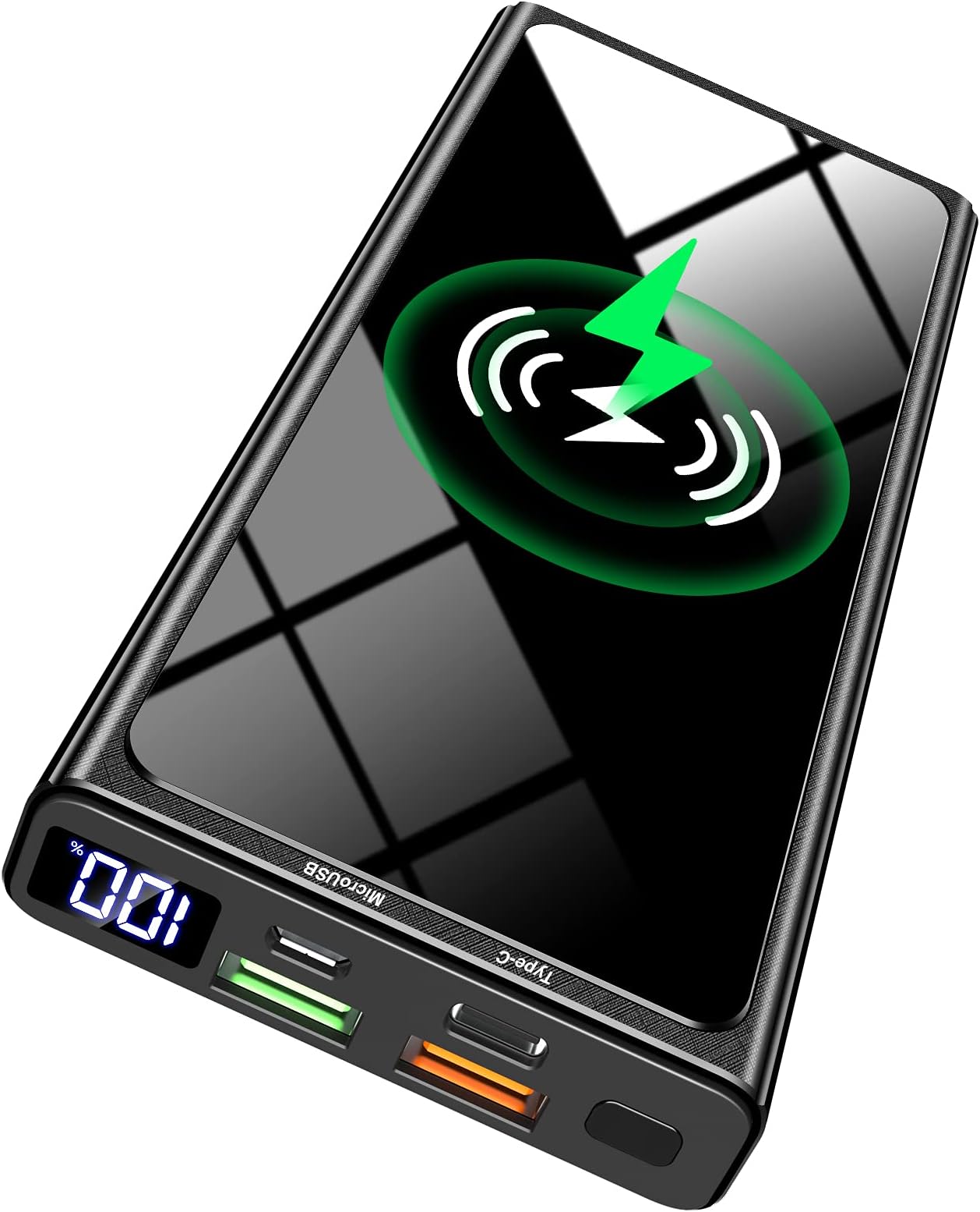 Wireless Portable Charger, 22.5W PD20W QC3.0 15W Fast Charging 10000mAh ...