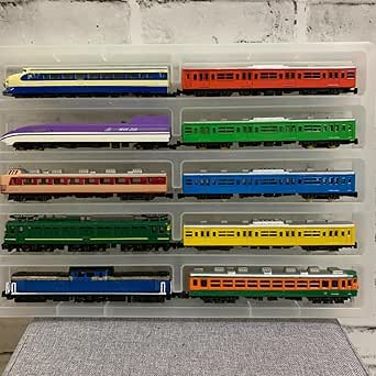 Amazon.co.jp: @ Trains N Gauge Die-Cast Scale Model 20 Cars Case Hobby ...