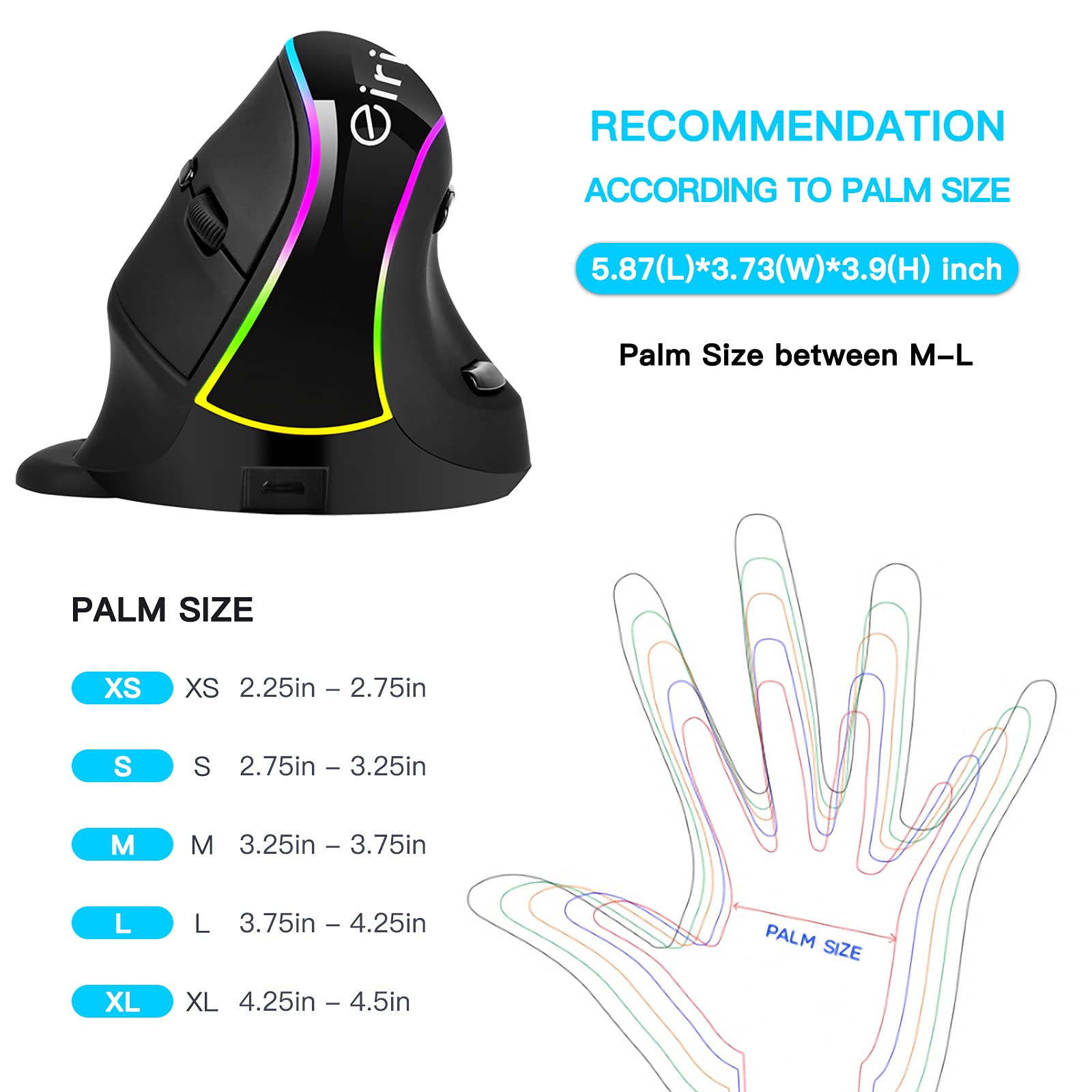 Ergonomic Vertical Mouse Comp...B083TP2FHZ | Encarguelo.com