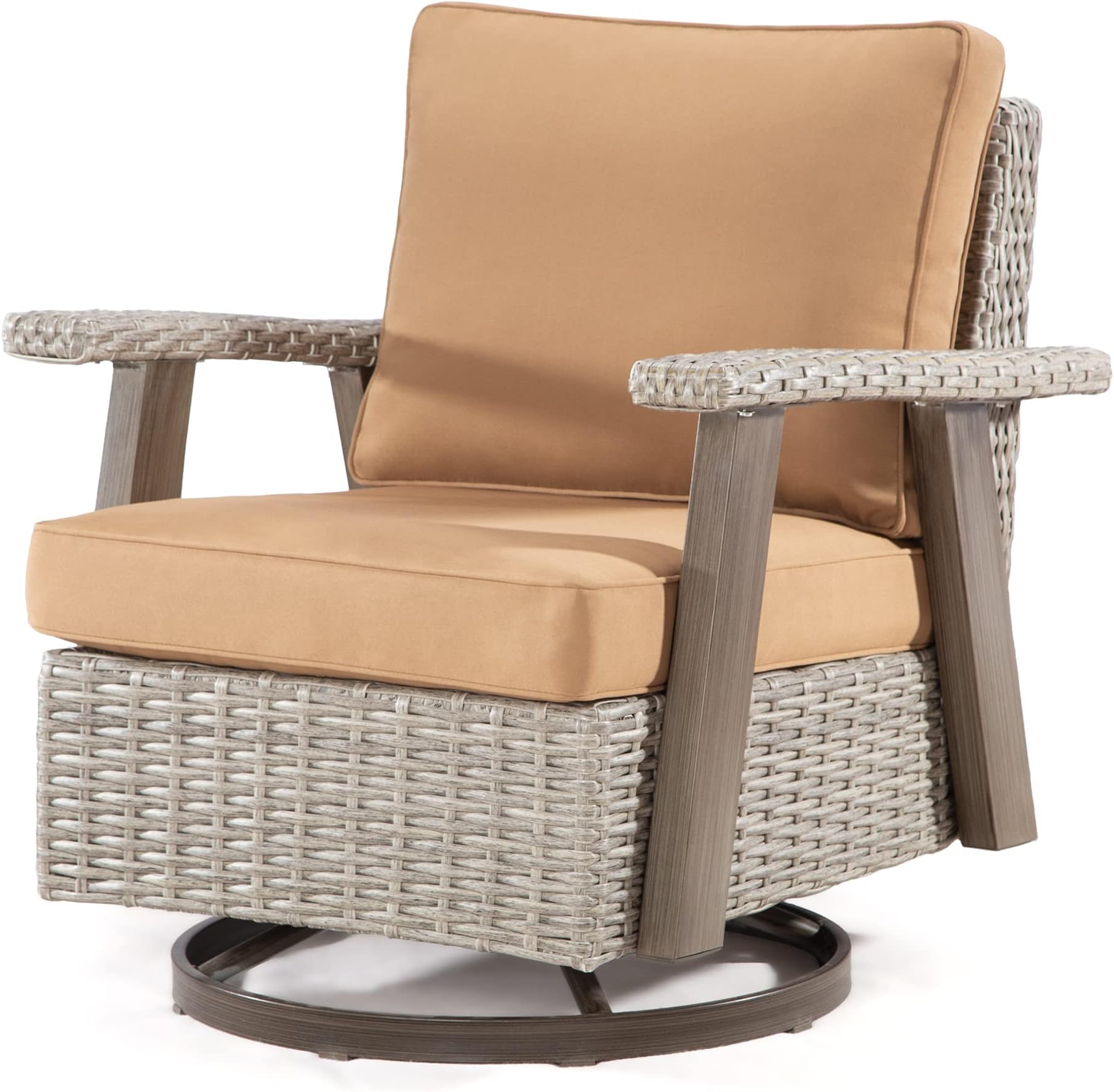 Amazon.com: Joyside Patio Chair - Outdoor 360 Degree Swivel Rocker ...