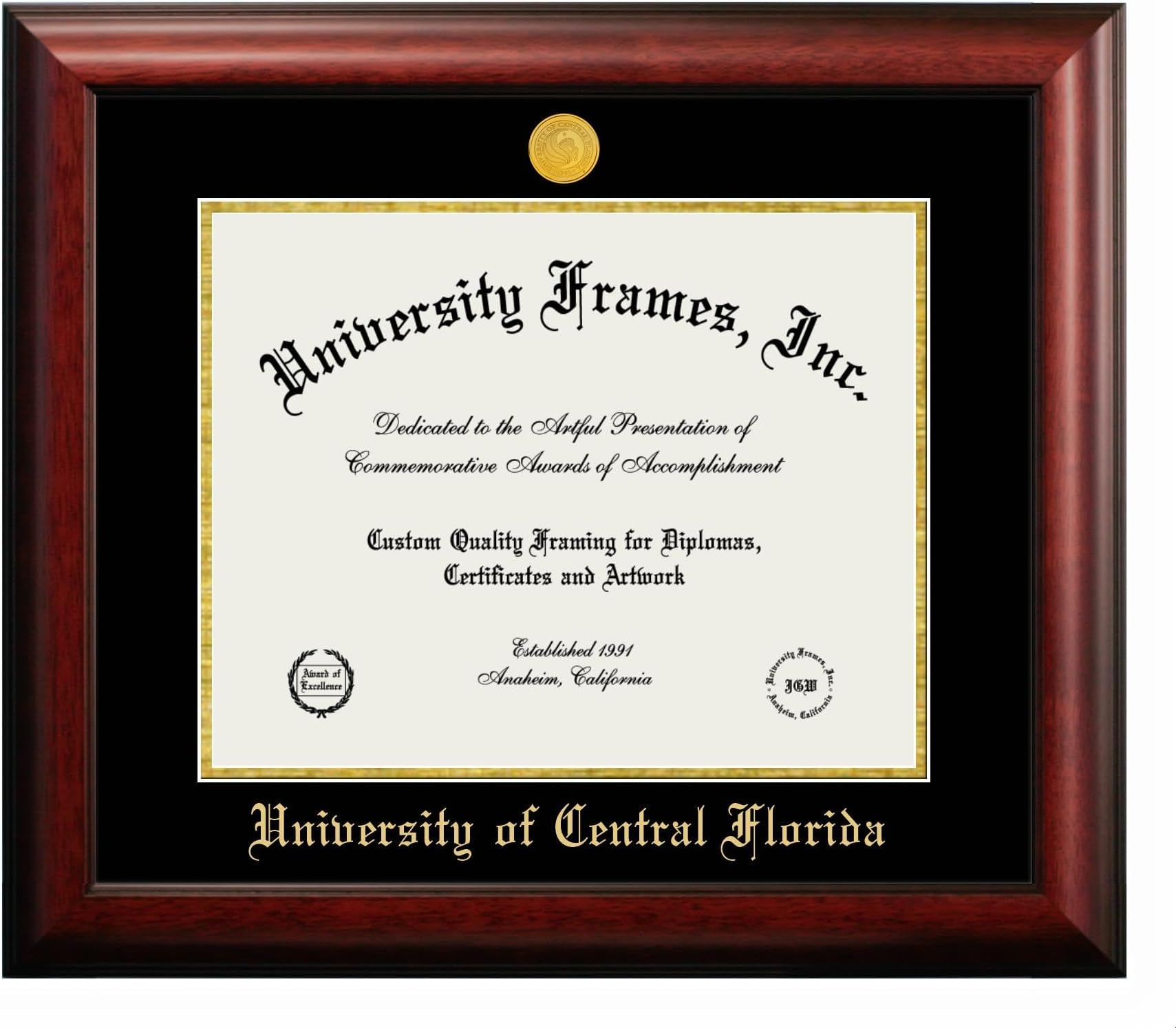 Amazon.com - Campus Images University of Central Florida Petite Diploma ...