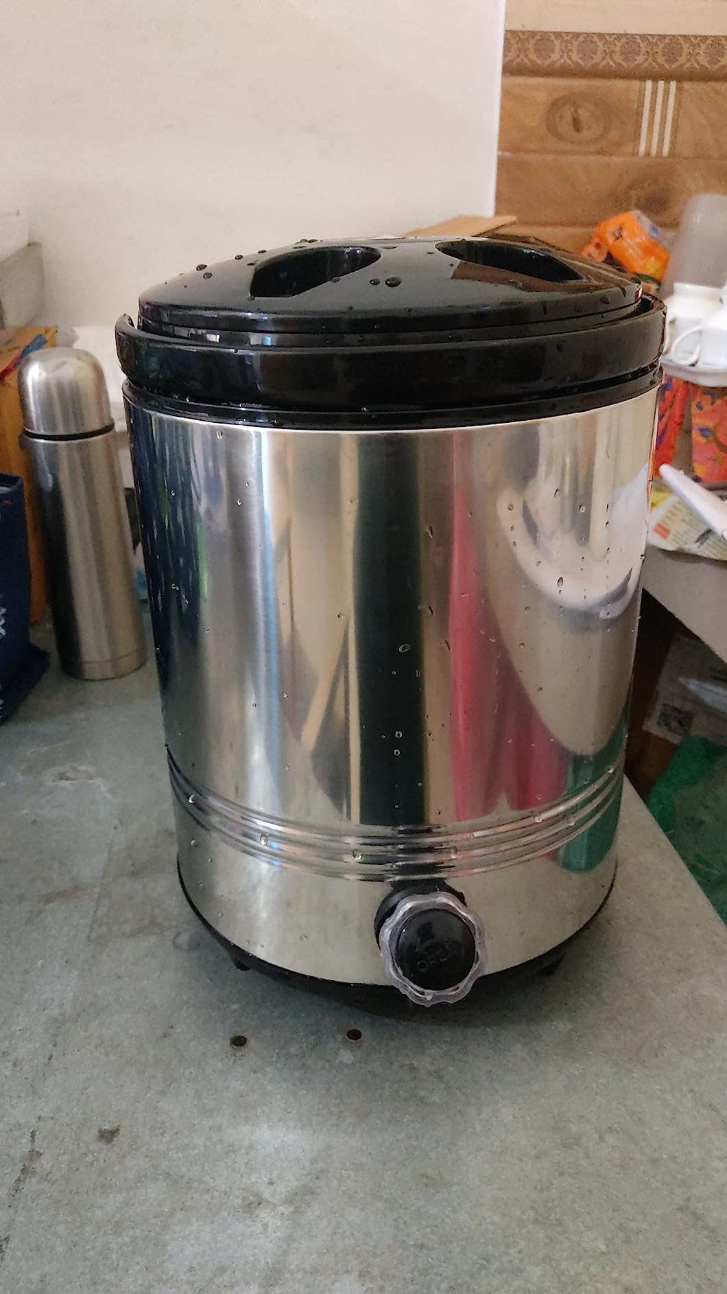 LITEWONDER KITCHEN Stainless Steel Travel Water Jug/Mayur Jug I PU ...