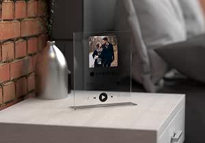 Personalised song playlist acrylic photo frame with scannable music ...