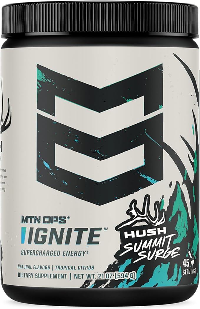 Amazon.com: MTN OPS Ignite Energy Drink Powder, Gluten Free Nootropic ...