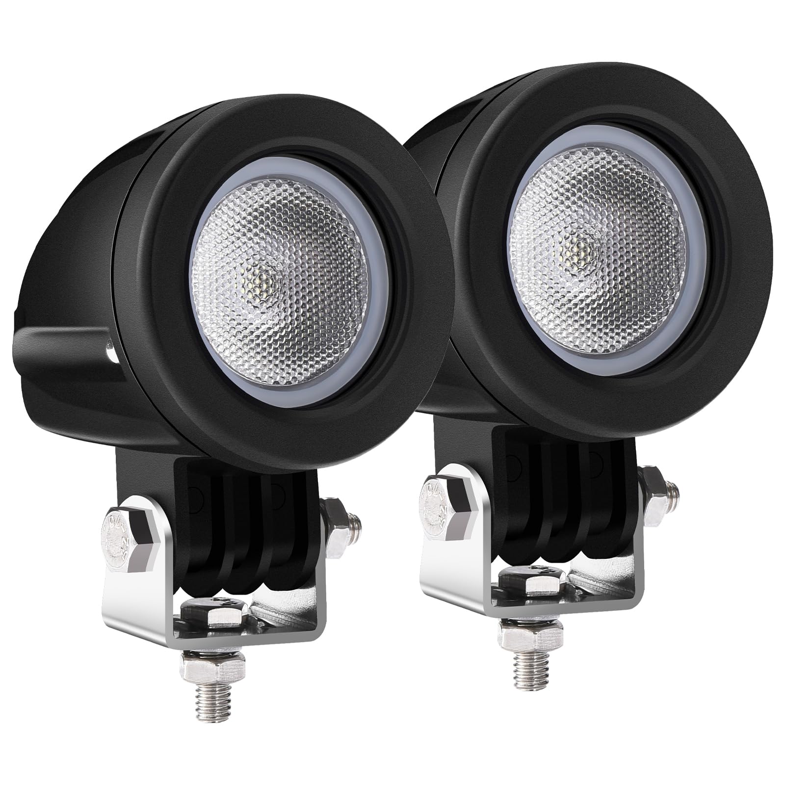 Snapklik.com : 2Pcs 10W 2 Inch Round Flood Mini LED Driving Work Light ...