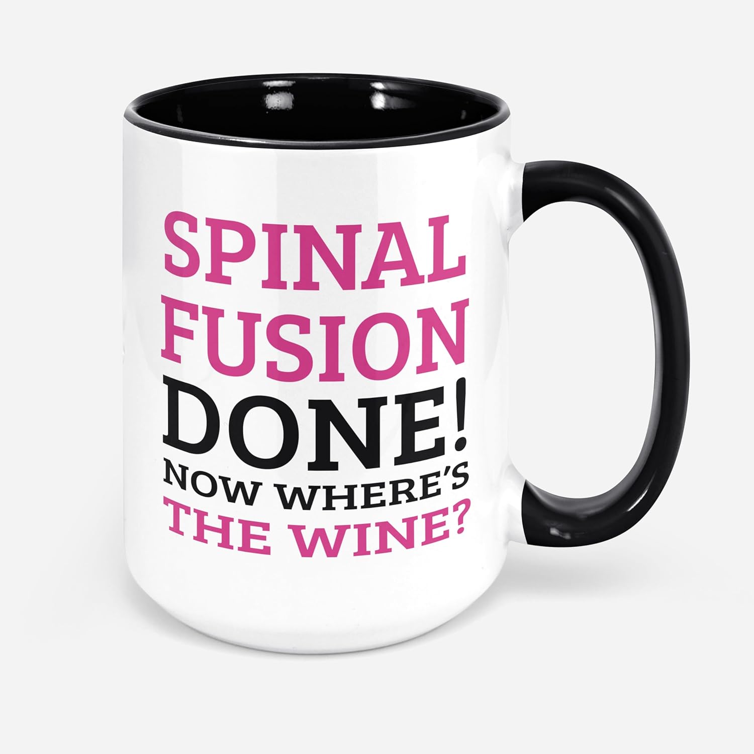 Amazon.com: Funny Spinal Fusion Surgery Mug 11oz 330ml Scoliosis Gift ...