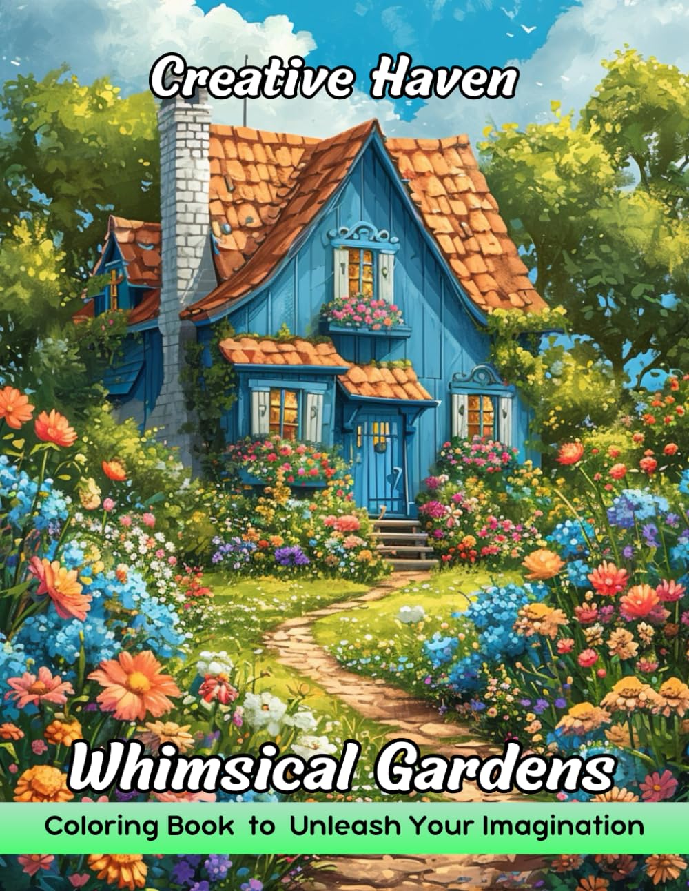Creative Haven Whimsical Gardens Coloring Book: Creative Haven ...