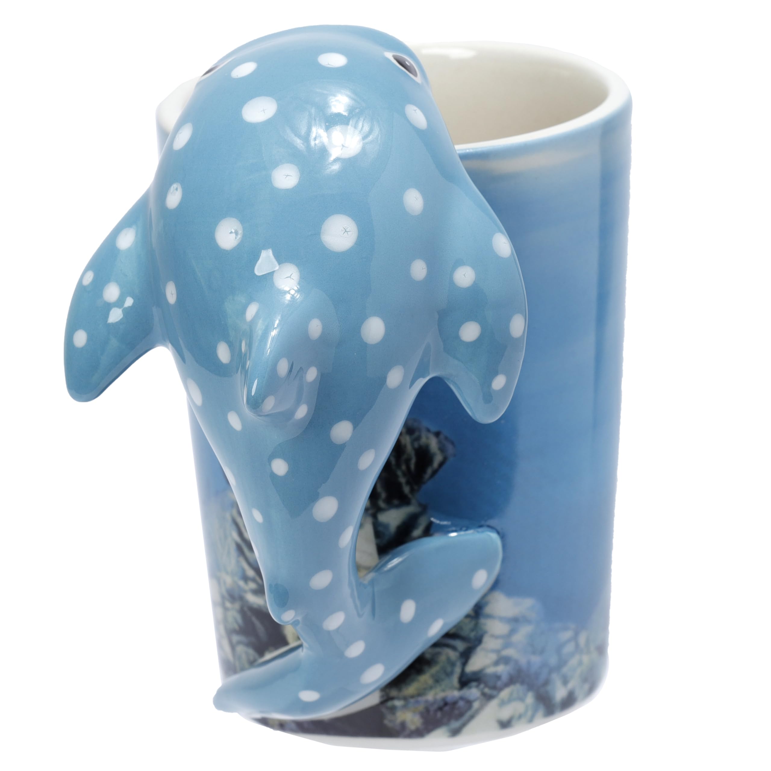 Puckator Whale Shark Ceramic Shaped Handle Tea Coffee Mug – Funny Home ...