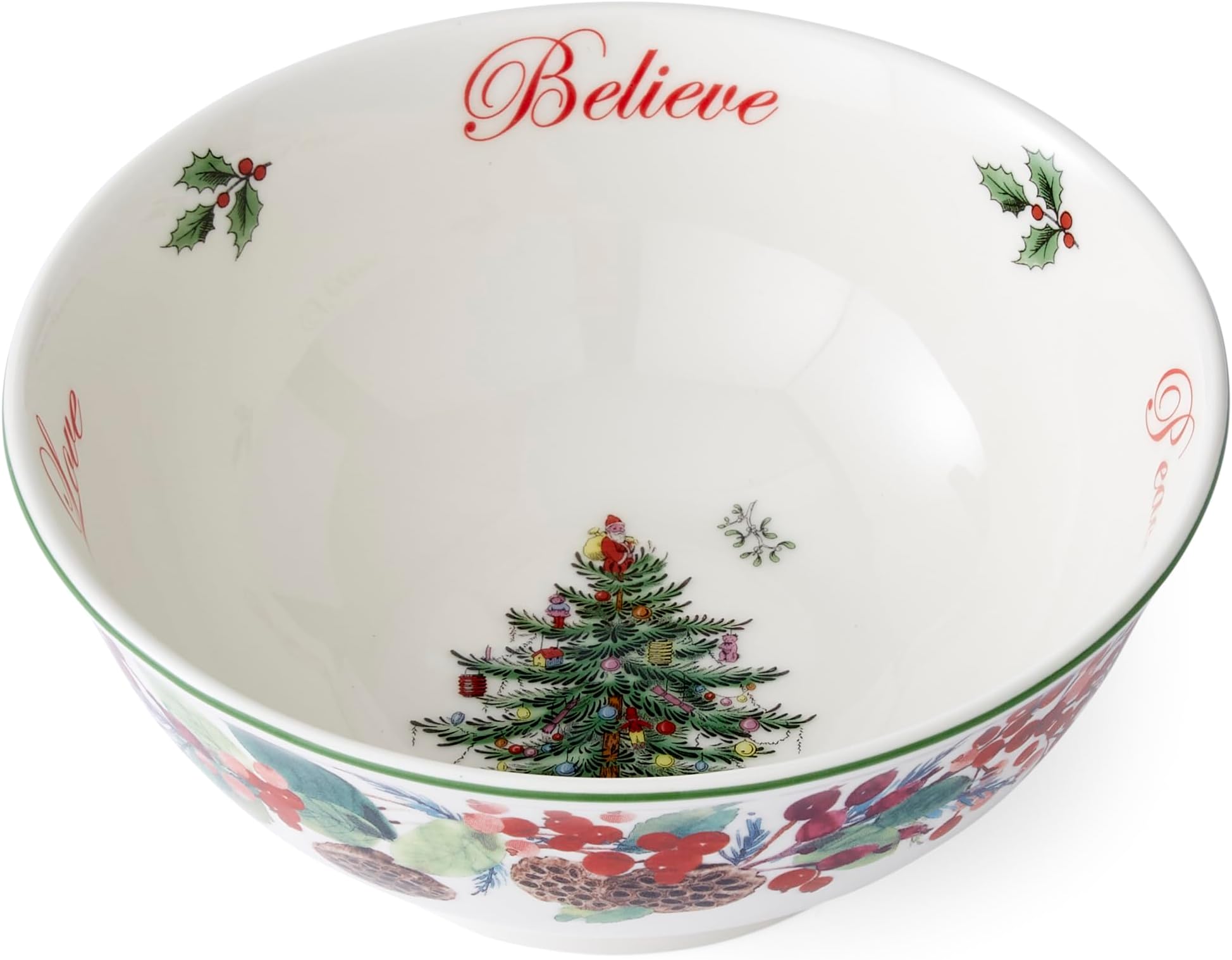 Amazon.com | Spode Christmas Tree Hexagonal Nut Bowl - 7-Inch ...