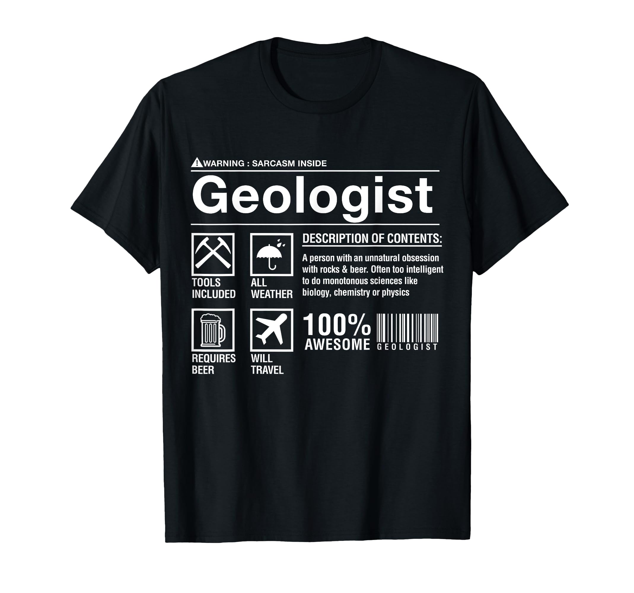 Amazon.com: Geologist composition, funny t-shirt for geology student T ...