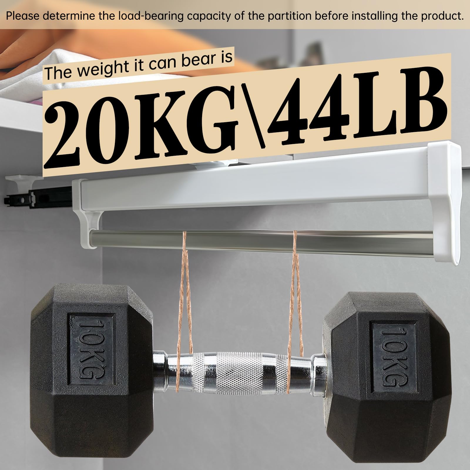 Clothes Organizer Valet Rod For Closets Pull Out, Slide Out Closet Rods ...