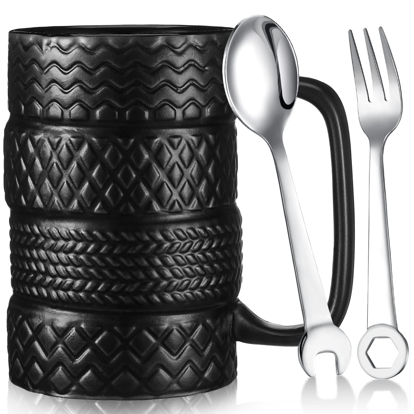 Amazon.com: Pinkunn 3 Pieces Tyre Tire Water Mug Car Gift for Man ...