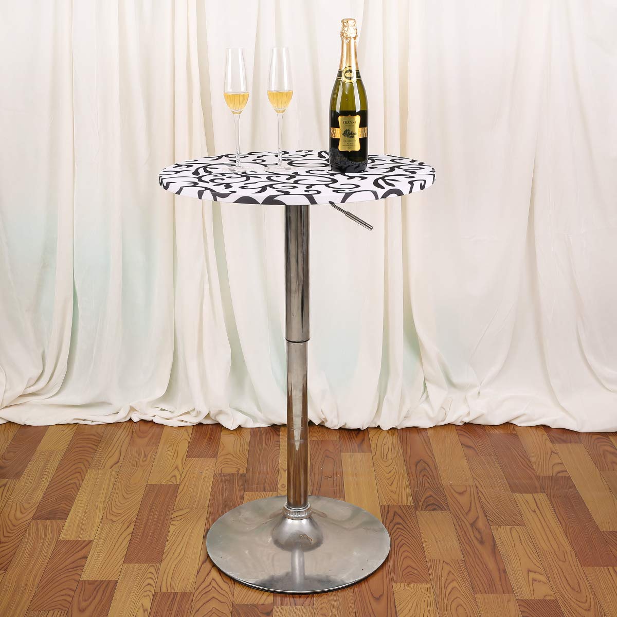 Snapklik.com : JISEN Cocktail Spandex Round Tablecloth Fitted ...