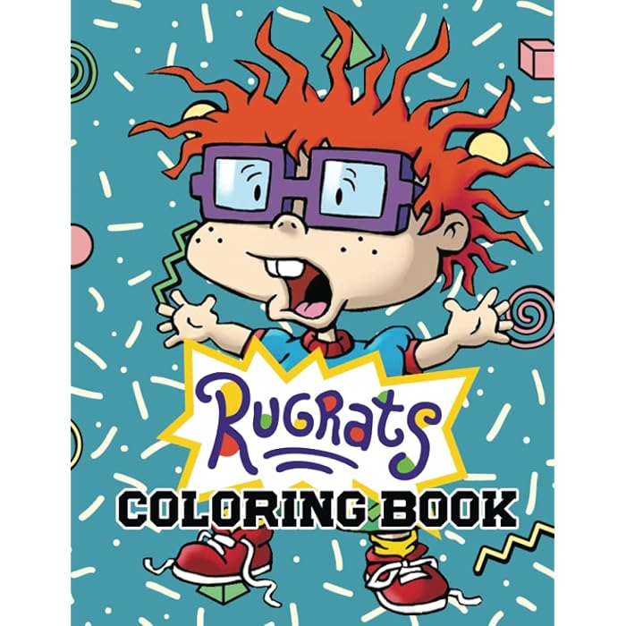 Buy Rugrats Coloring Book: +25 Amazing Rugrats Coloring pages for Kids ...
