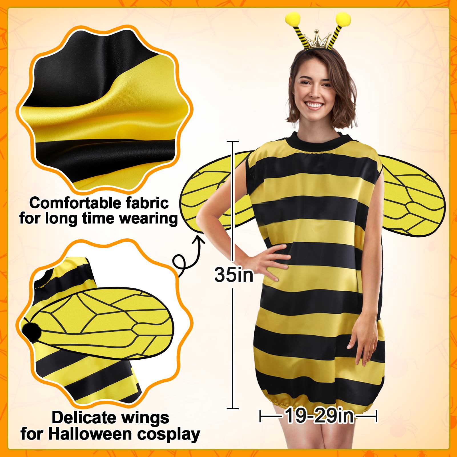 Snapklik.com : MEWTOGO Halloween Bee And Beekeeper Costume - Couples ...
