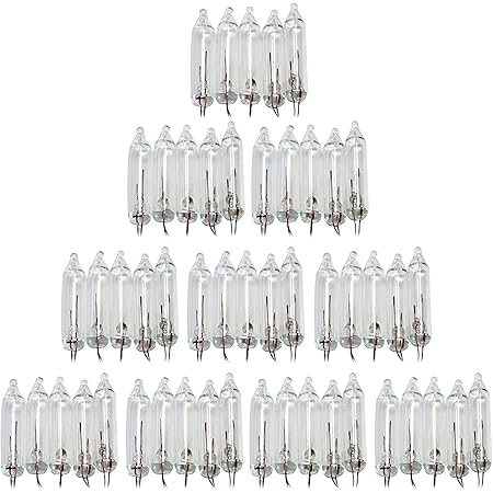 Christmas Replacement Mini Light Bulbs Incandescent Light Bulbs 2.5 V ...