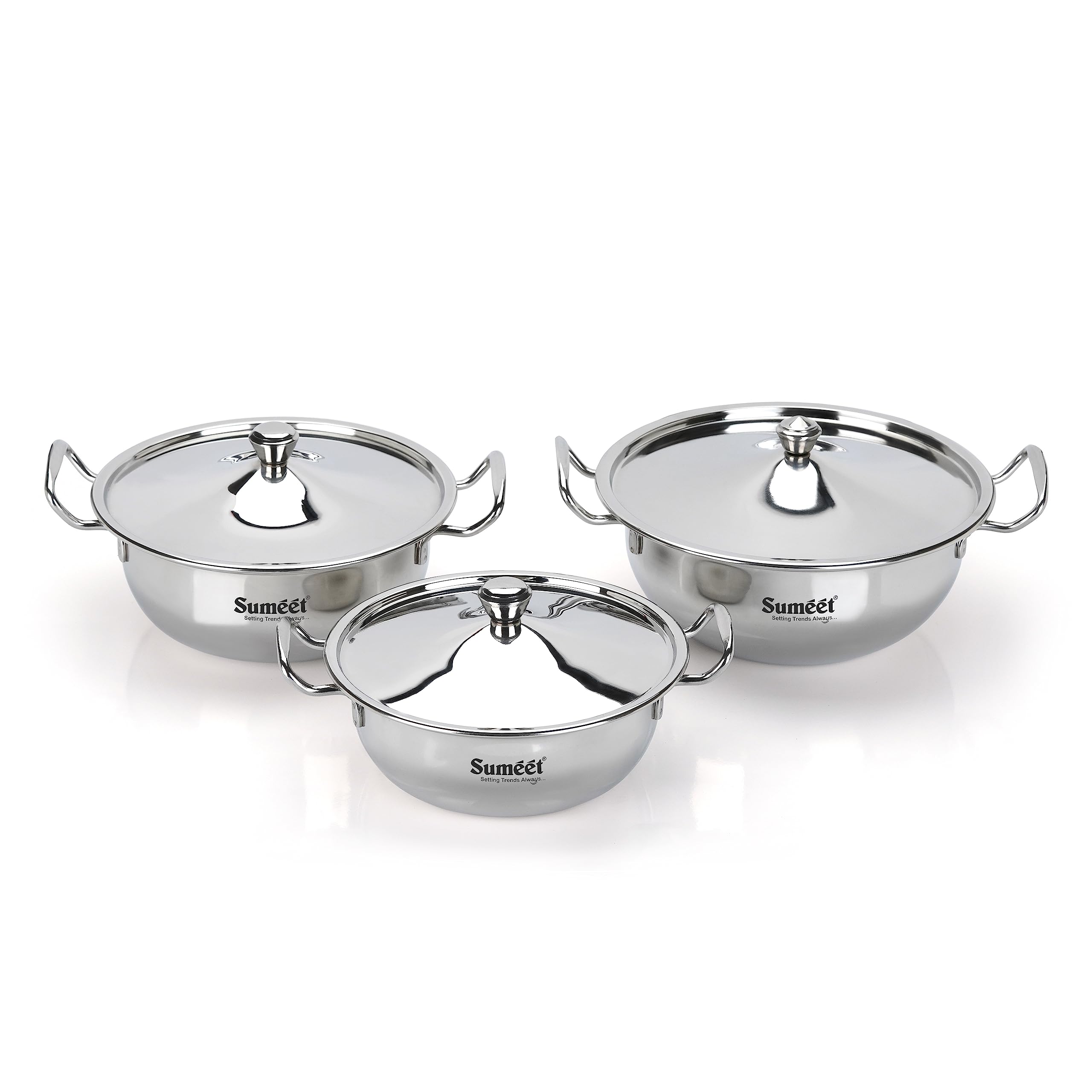 Snapklik.com : Sumeet Big Size Stainless Steel Cook And Serve Induction ...