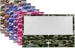 Emraw Camouflage 2 Pocket Portfolio Two Pockets Folder Legal Document ...
