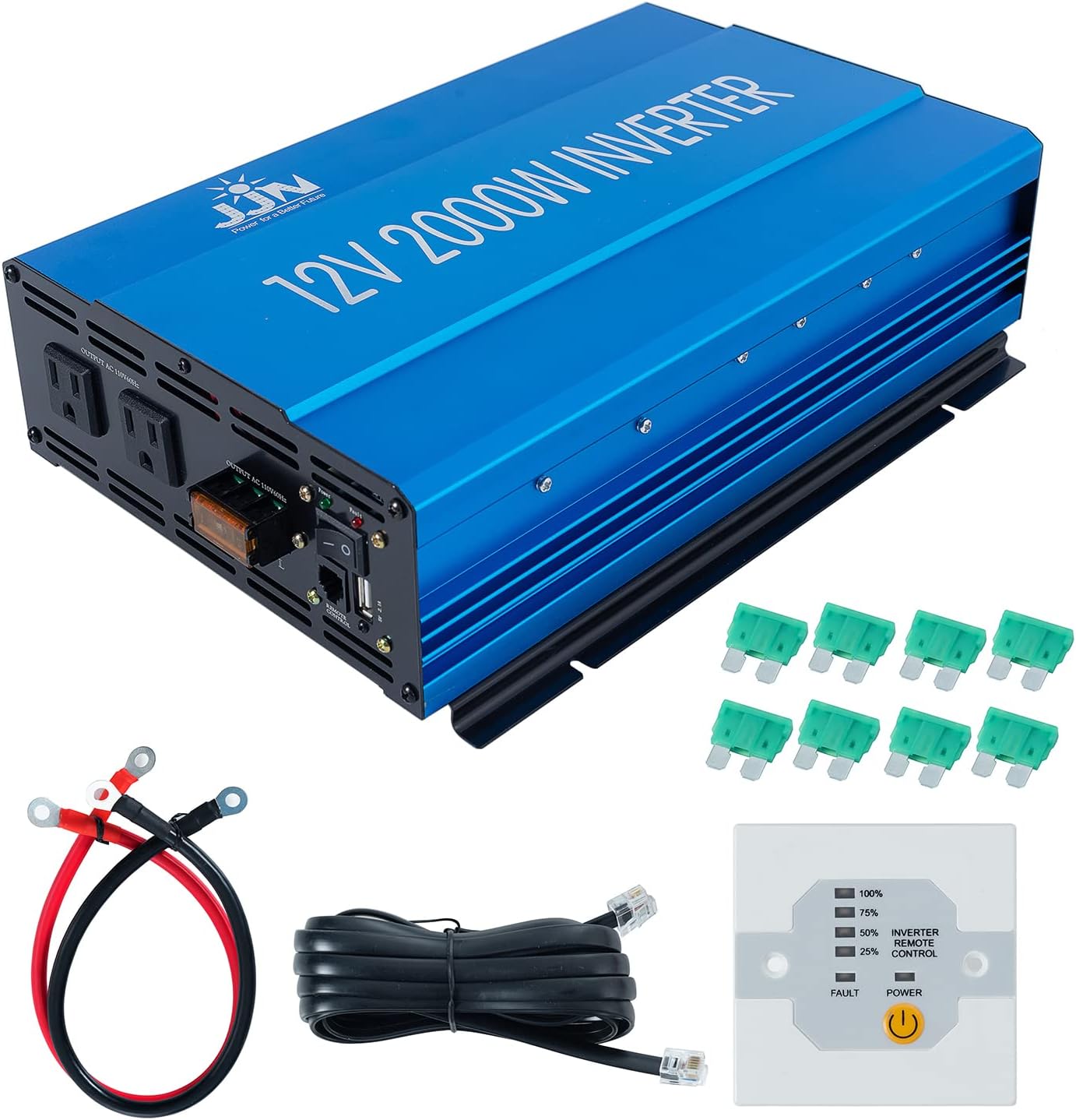 Amazon.com: JJN Power Inverter 1100 Watt Modified Sine Wave Inverter ...