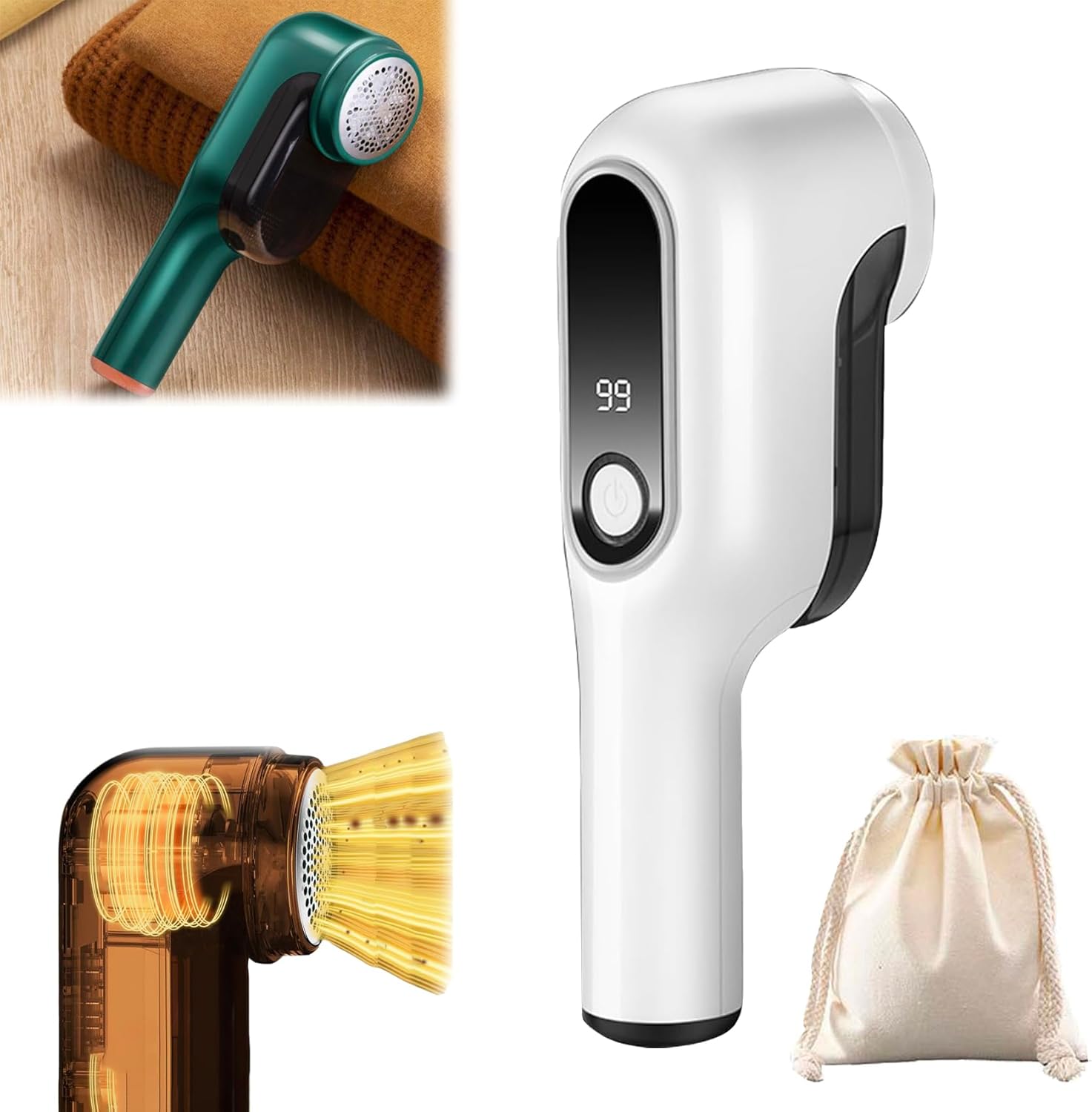 Amazon.com: Scrubbeeze, Scrubbeeze Lint Buster, Scrubbeeze Lint Remover, Electric Lint Remover ...