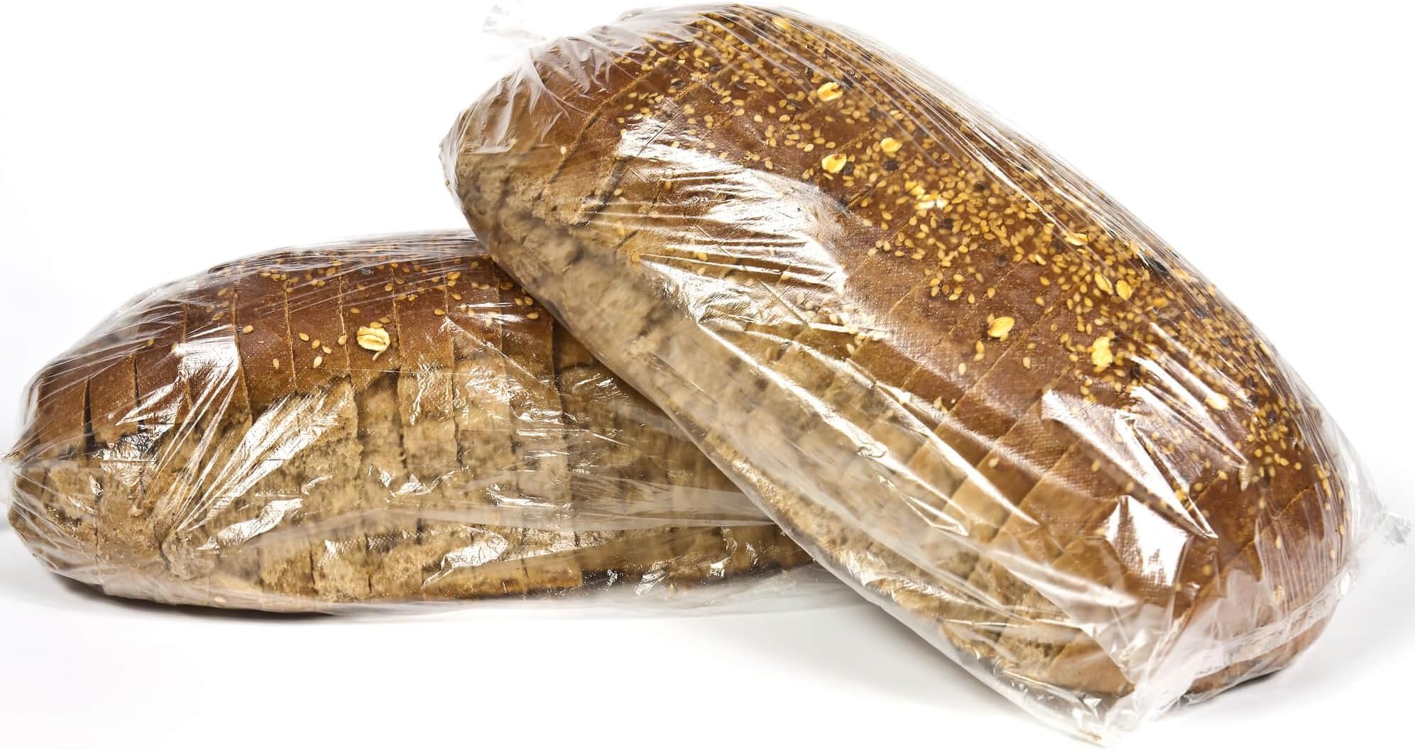 Amazon.com: ZMYBCPACK 200 Pack Bread Loaf Bags (8" X 4" X 18") With 200 ...