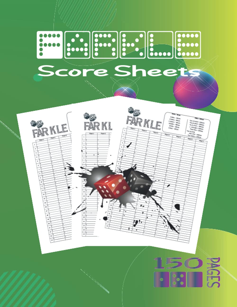 8 5x11 Printable Farkle Score Sheet