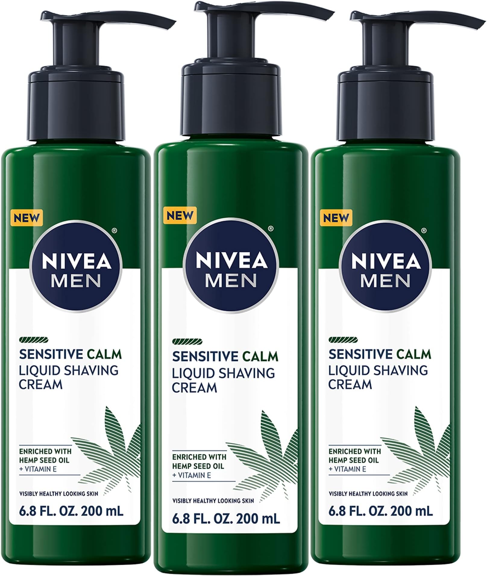 Amazon.com: NIVEA MEN Sensitive Calm Liquid Shaving Cream with Vitamin ...