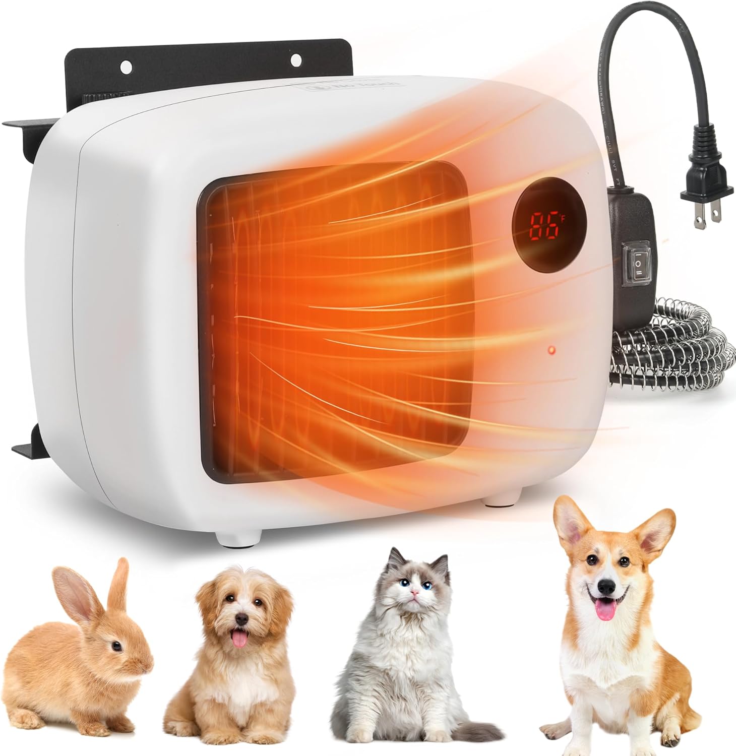 Amazon.com: SLASHCOOL Pet House Heater with Thermostat - 2 Heating ...