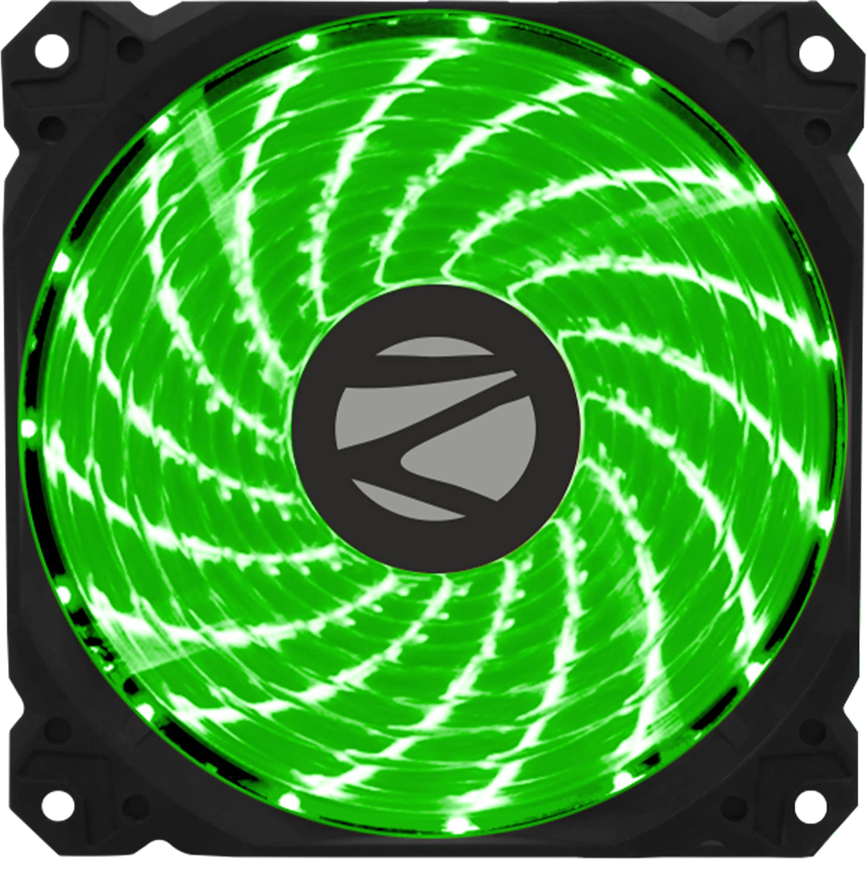 ZEBRONICS ZEB-PGF110 120mm Green Premium Chassis Fan, with High Speed ...