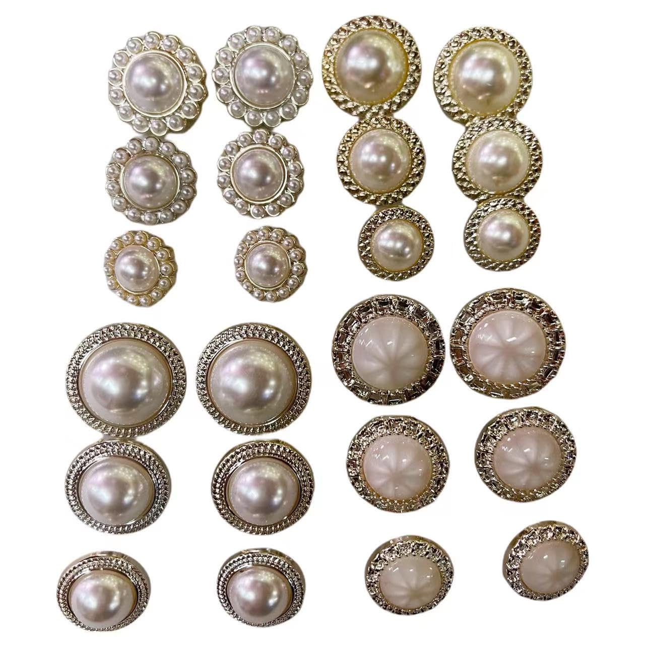 Amazon.com: Lomjuytg 24Pcs Stylish Resin Button Pearl Button for ...