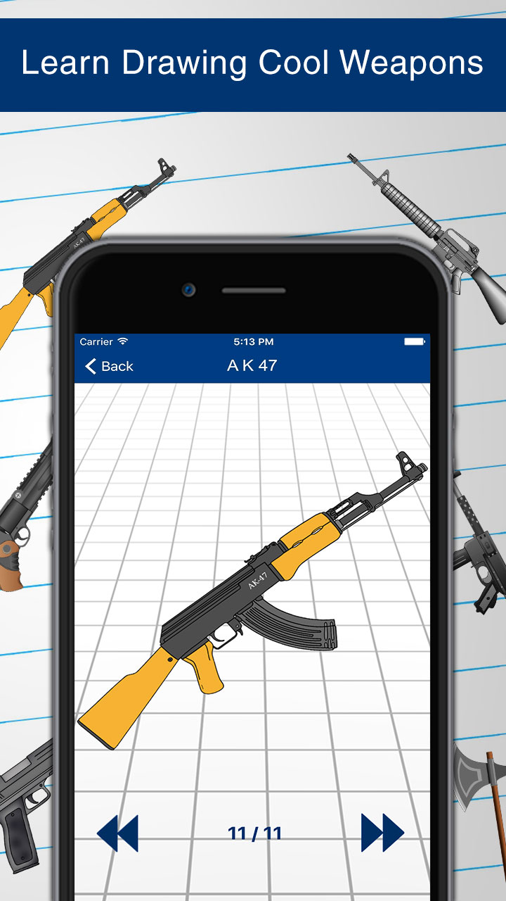 How to Draw Weapons-Amazonアプリストアのアプリ