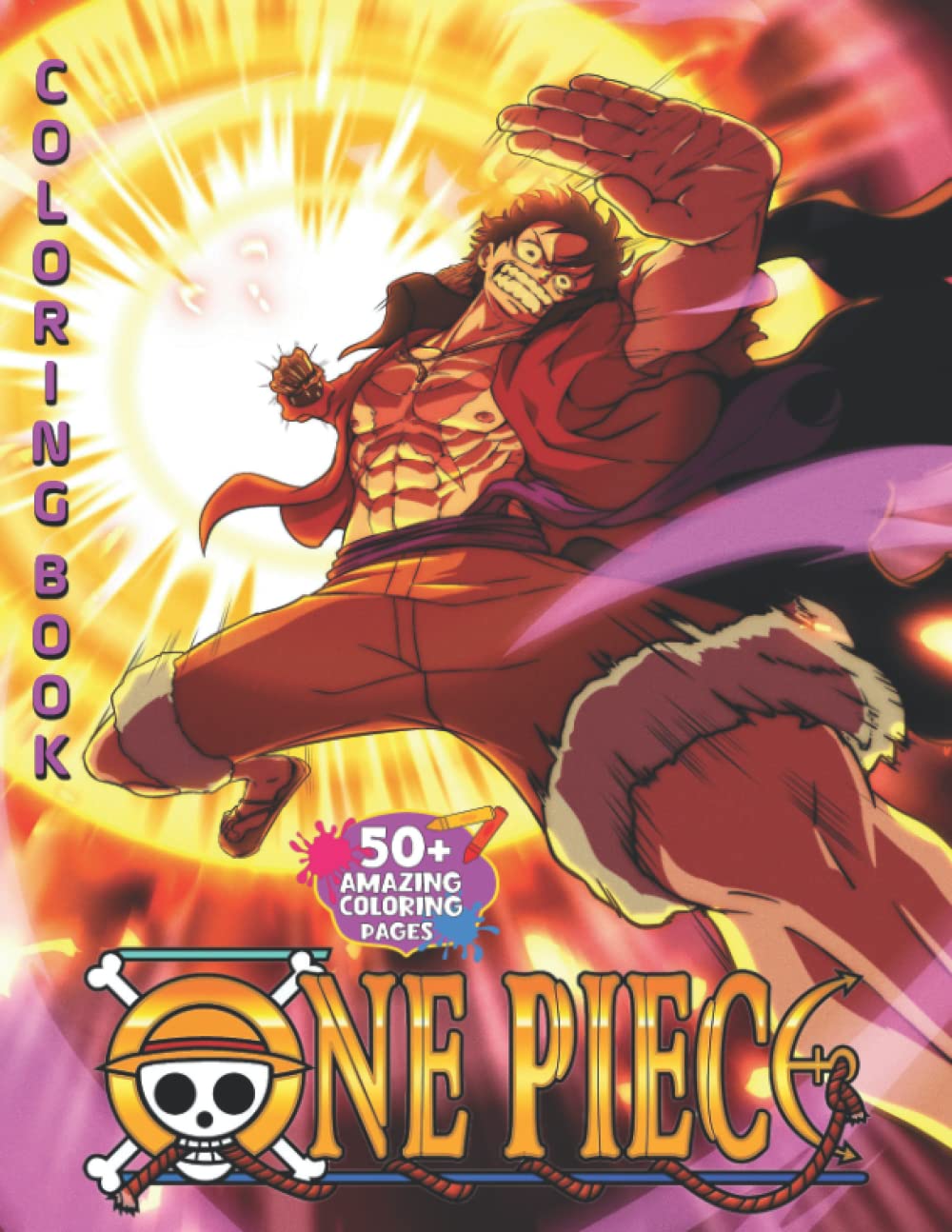 One Piece Coloring Book One Piece Art Book Featuring 50 | Desertcart INDIA