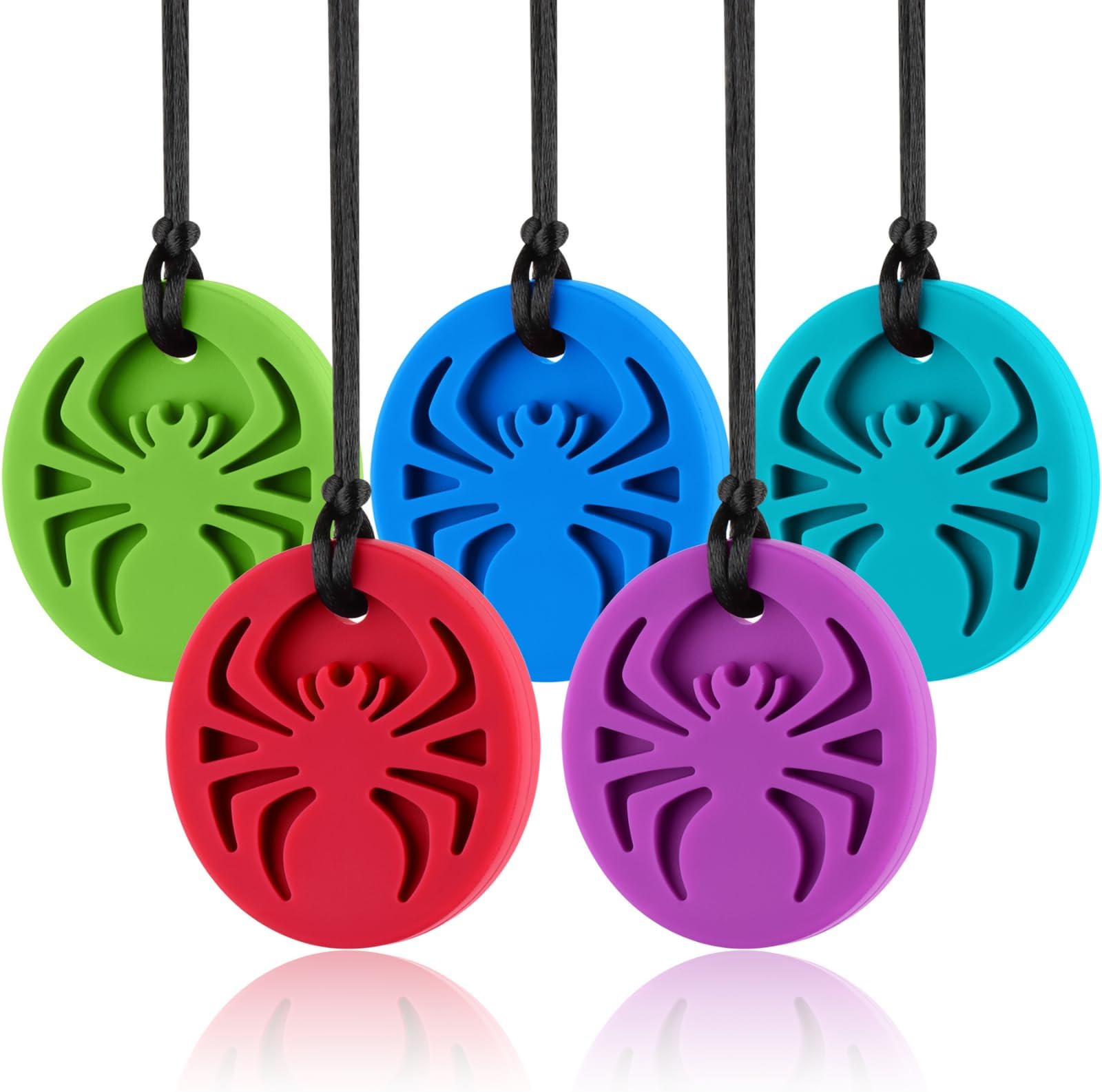 Amazon.com: Chew Necklaces for Sensory People, 4 Pack Silicone Oral ...