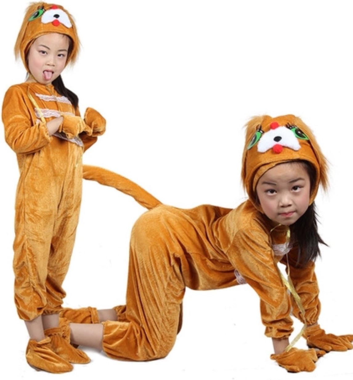 Matissa Kids Animal Costumes Hooded Fancy Dress Party Unisex Outfit ...