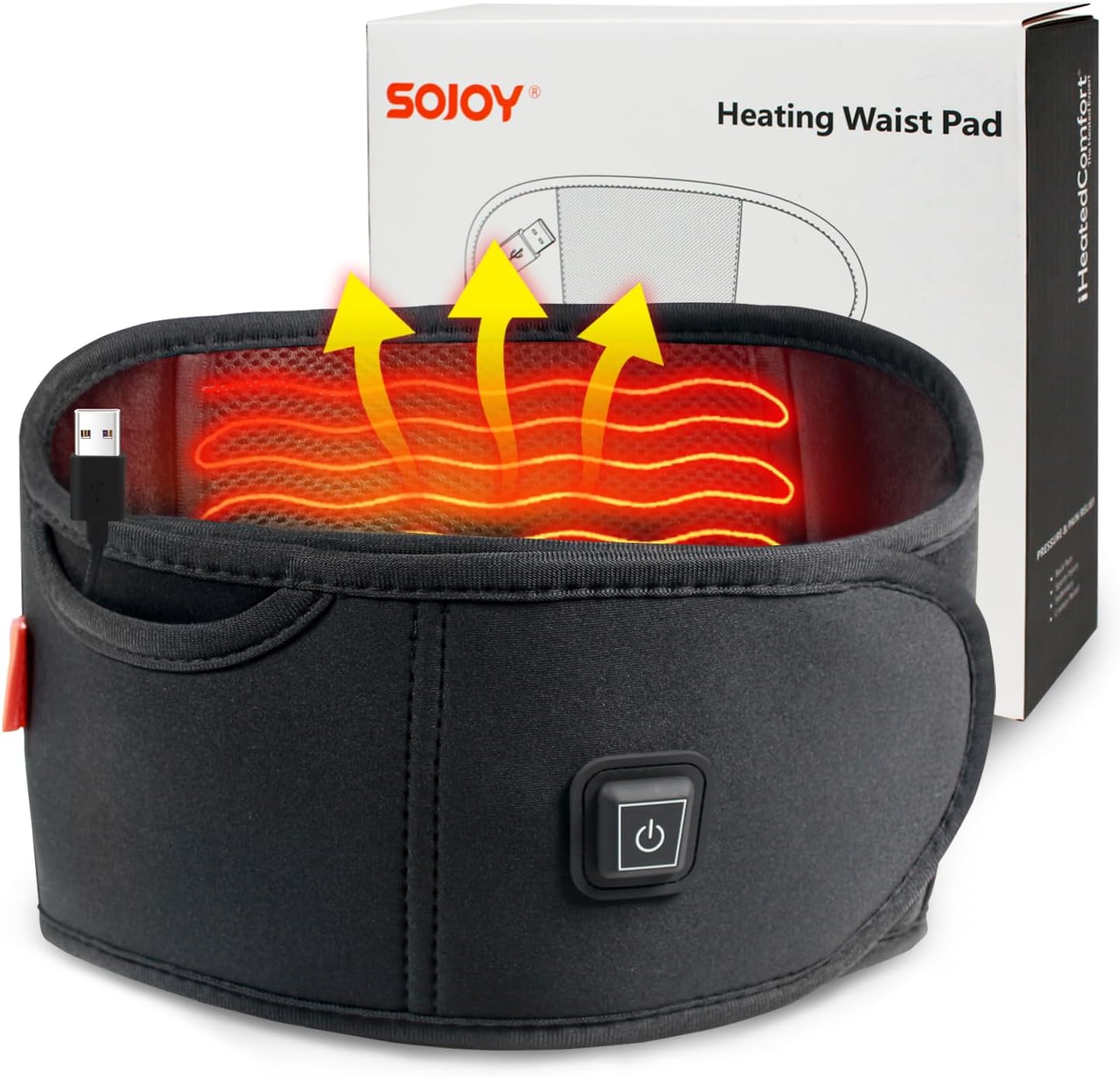 Amazon.com: Sojoy USB Heating Pad for Travel,Fast Heating Pad Used for ...