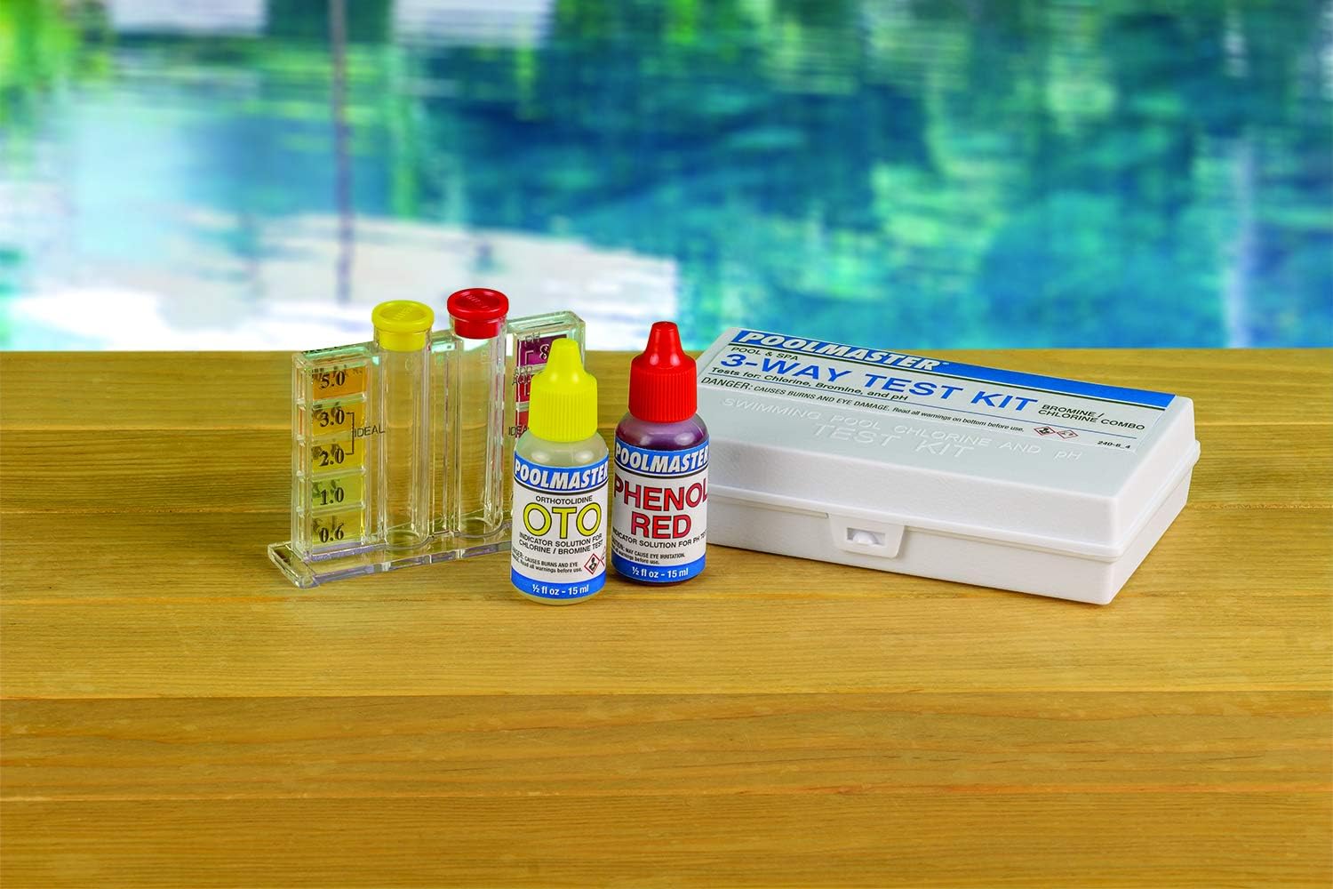 Amazon.com : SWIMLINE HYDROTOOLS Deluxe Two-Way Pool Test Kit ...