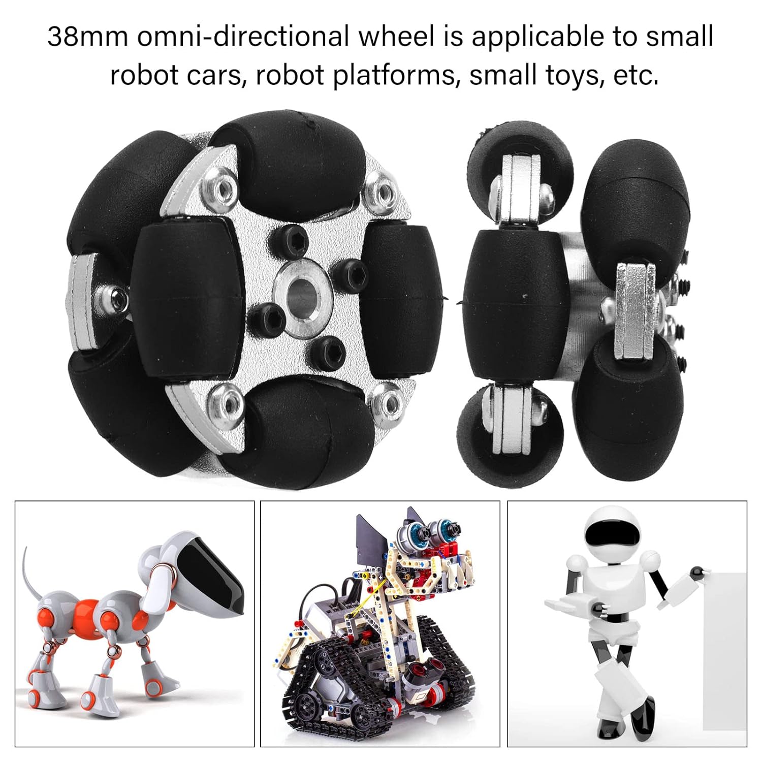 Topyond 38mm Omni Wheel Robot, 1.5 Inch Double Philippines | Ubuy