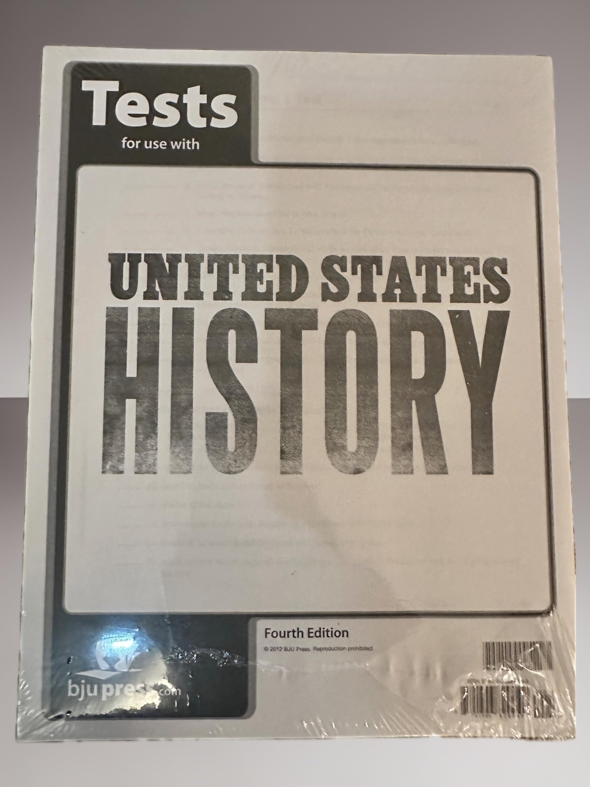 United States History Tests 4th Edition: BJU Press: 9781606820049 ...