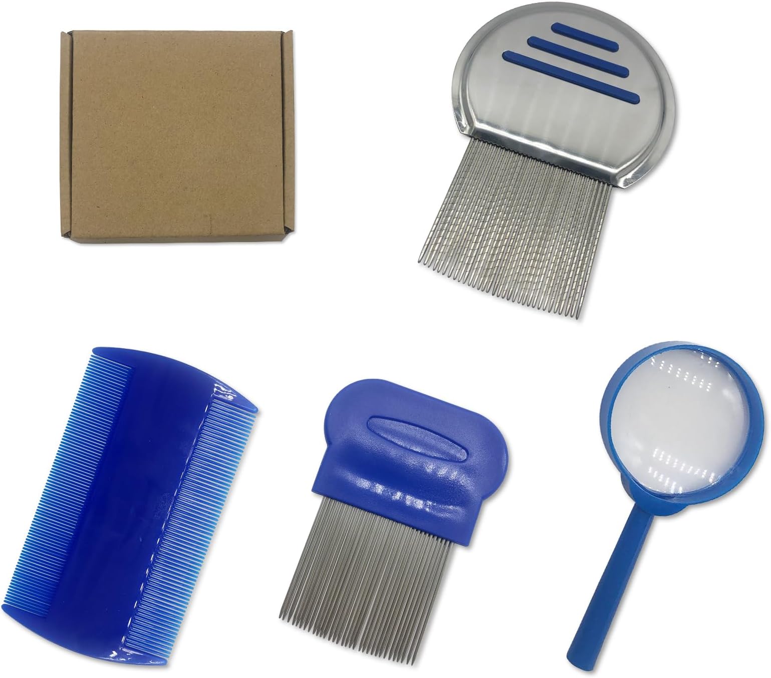 Amazon.com: CARELAX Premium 4 Pack lice comb kit,Professional Stainless ...