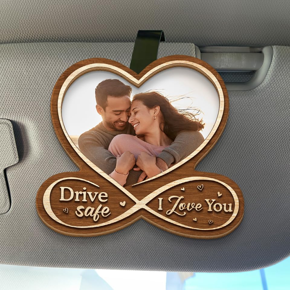 Amazon.com: DOPTIKA Custom Photo Drive Safe, I Love You, Personalized ...