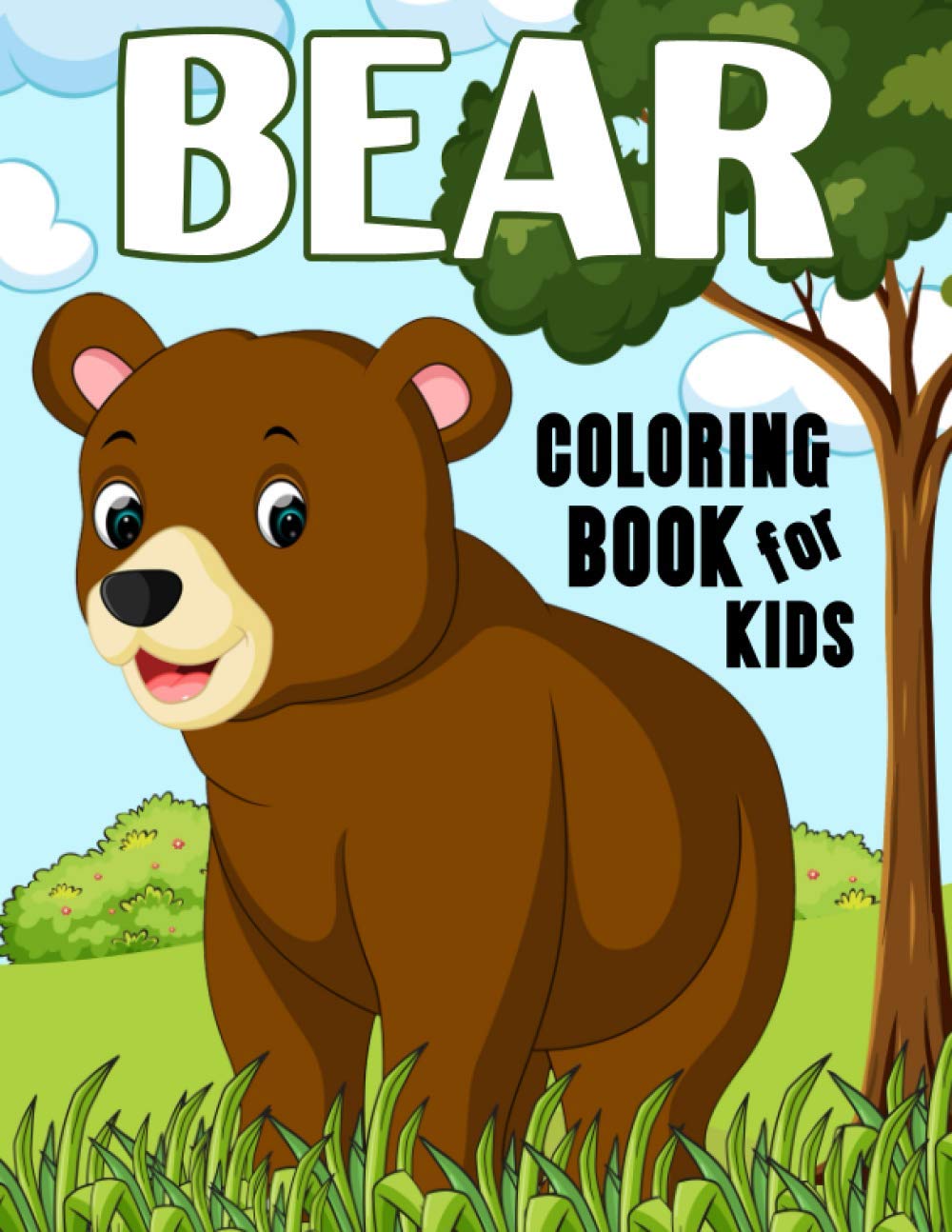 Bear Coloring Book for Kids: Over 50 Fun Coloring and Activity Pages ...