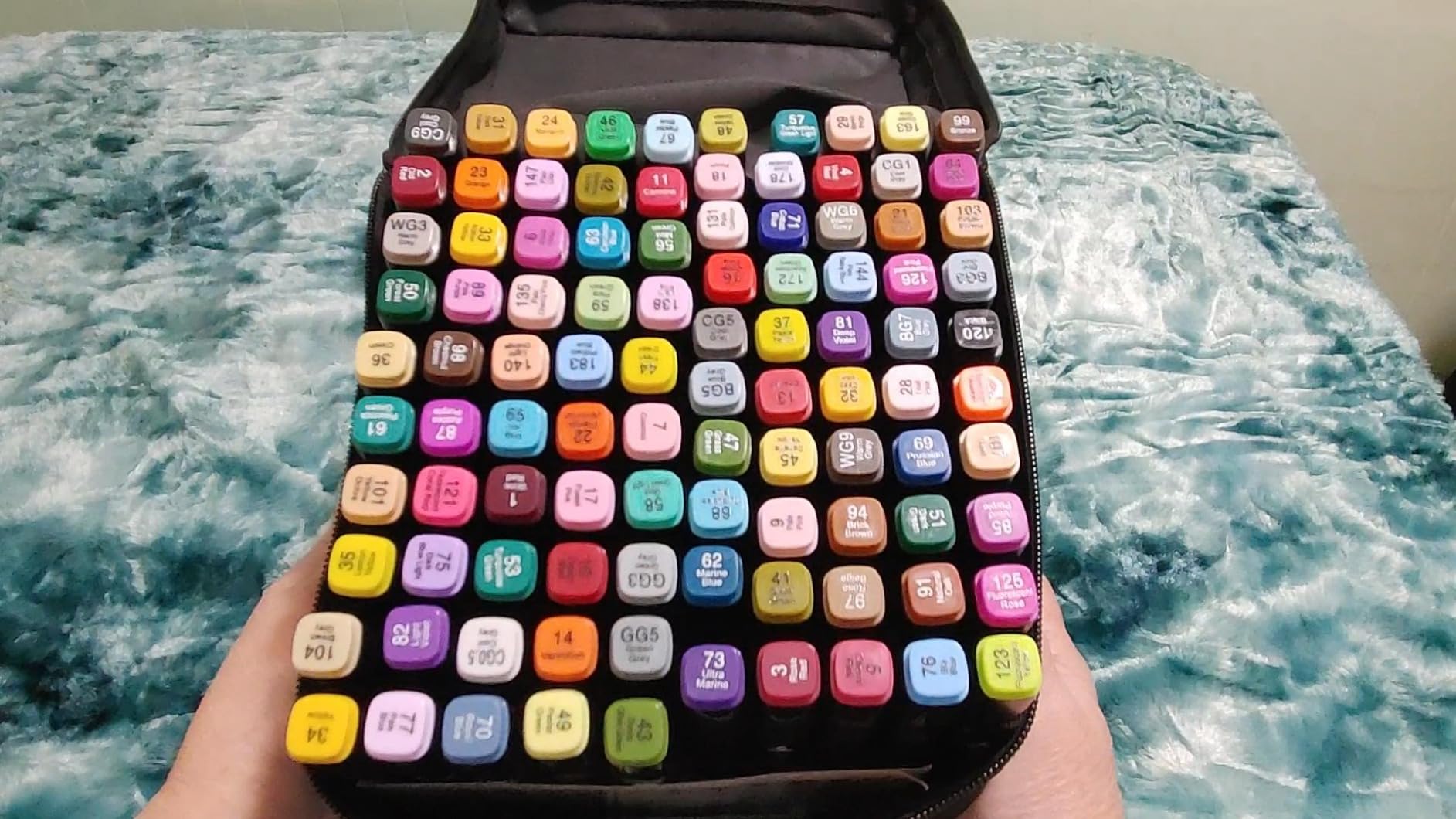 Flavery 100+2 Alcohol Markers,100 Colors Dual Tip Permanent Markers,Art ...