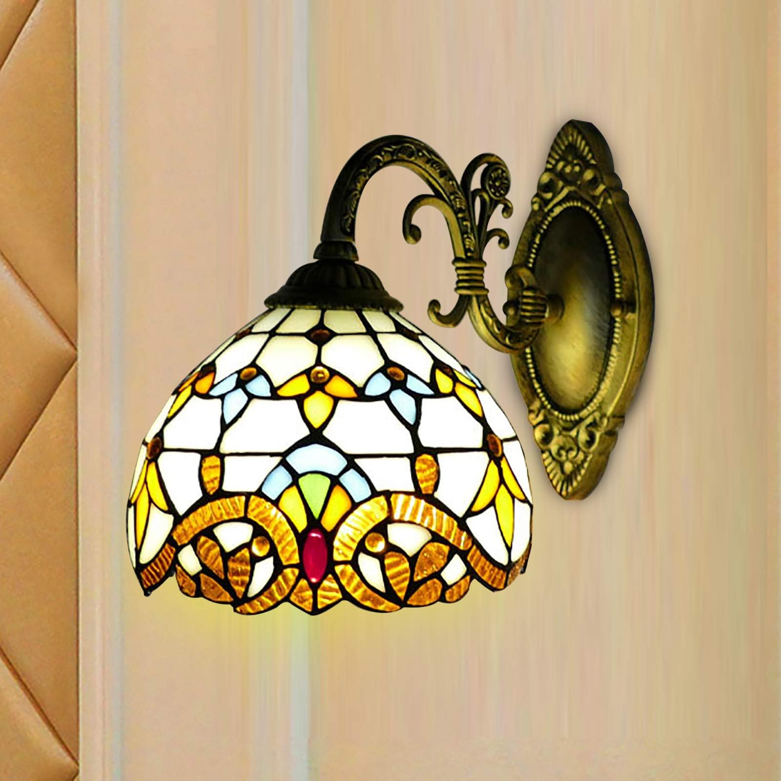 KWOKING Lighting Geometric Art LED Wall Sconce 1 Light Bathroom ...