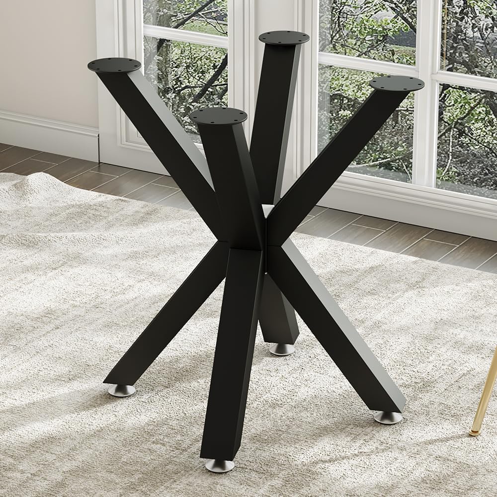 Amazon.com: DESIGN 59 Metal Dining Table Legs, Table Base for Desk ...