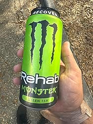 Amazon.com: Monster Energy Rehab Green Tea + Energy, Energy Iced Tea ...