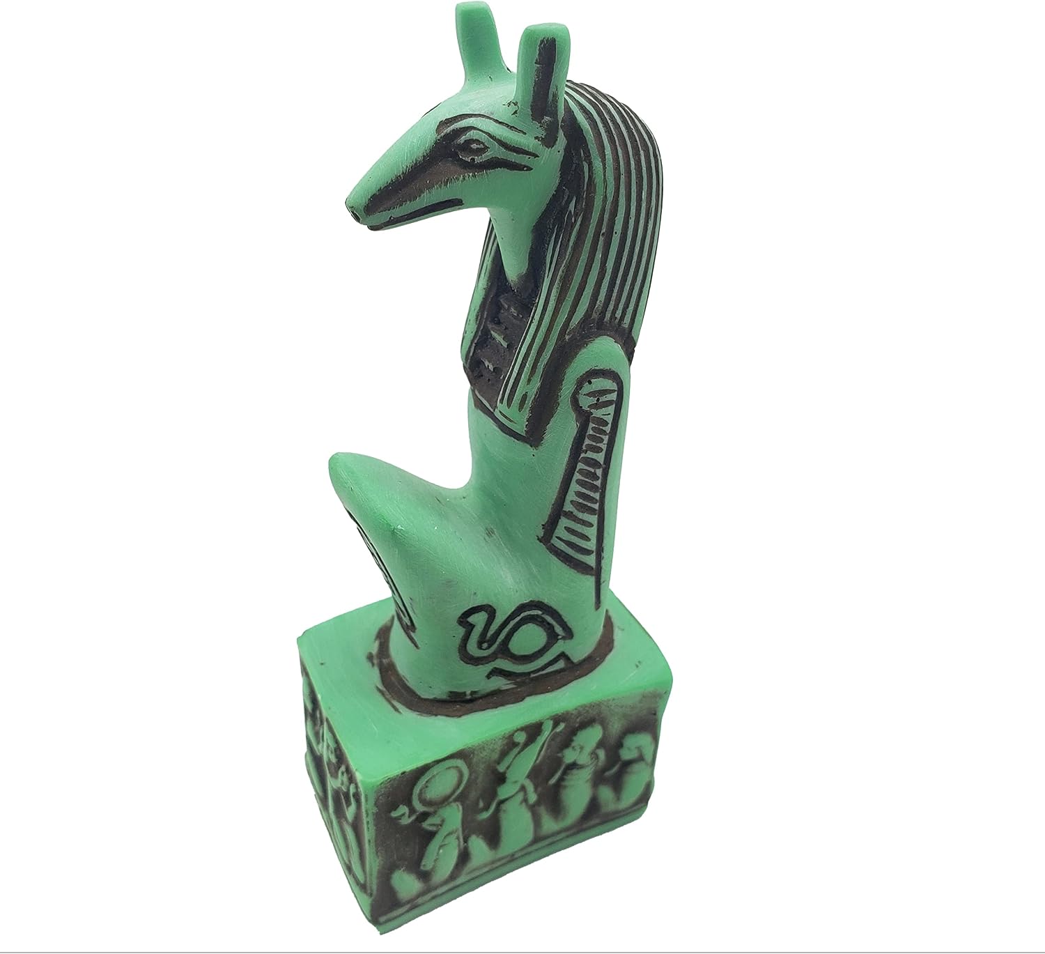 Amazon.com: Seth Statue Green - Ancient Egypt Deity - Egyptian God Set ...