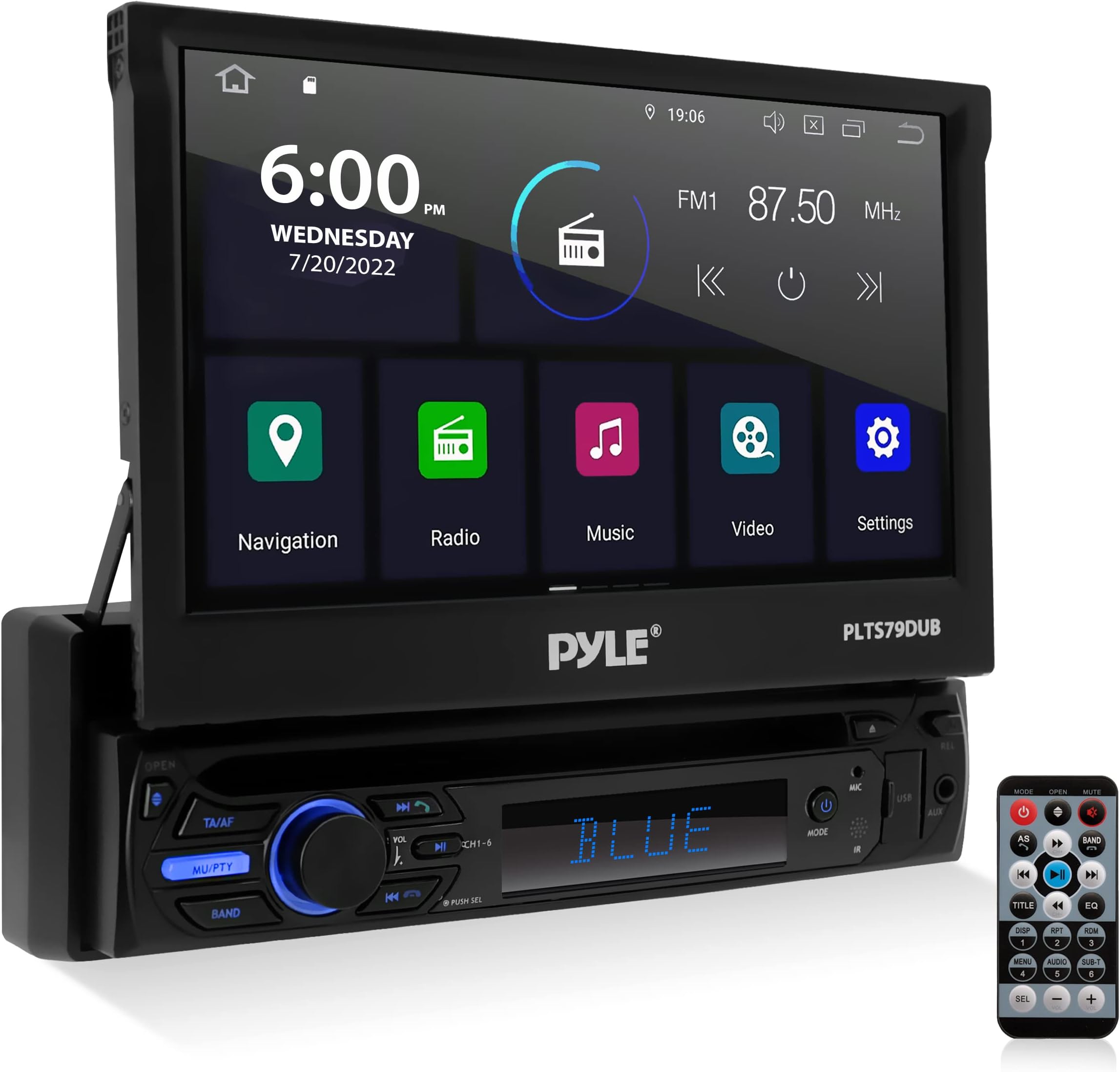 Amazon.com: Car Stereo Video Receiver - Multimedia Player, BT Wireless ...